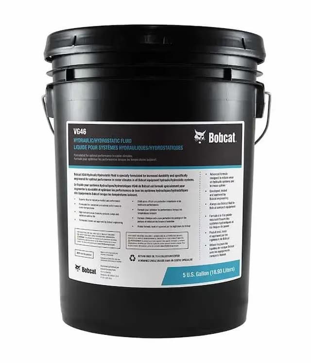 Bobcat Cool Climate VG46 Hydraulic/Hydrostatic Fluid (5 Gallon ...